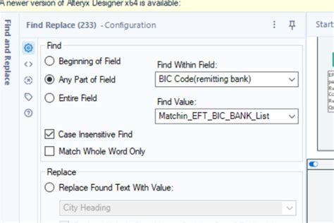 Solved Find And Replace Not Working Alteryx Community