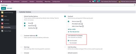 Configurable Options In The Accounting Module Odoo 17 Accounting Book