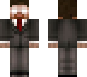 Herobrine Glowing Eyes Minecraft Skin