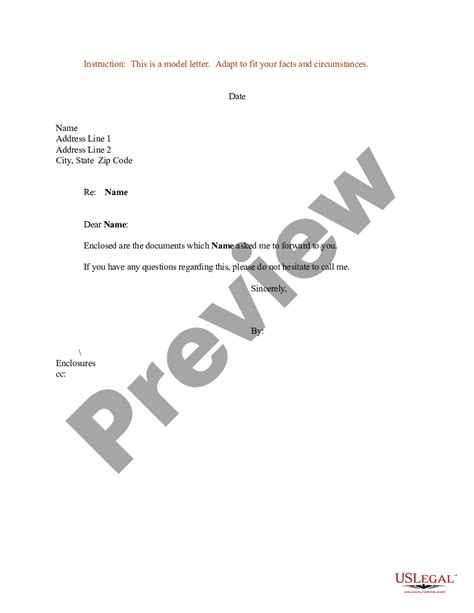 Sample Letter For Forwarding Of Documentation Letter Forwarding