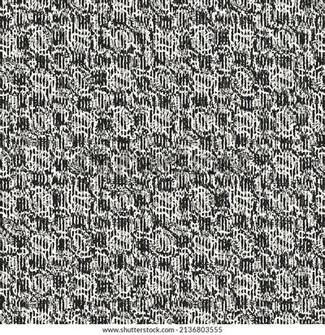 Monochrome Grain Stroke Textured Dotted Pattern Stock Vector Royalty