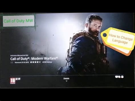 How to change language Call of Duty Modern Warfare | Ps4 check the link ...