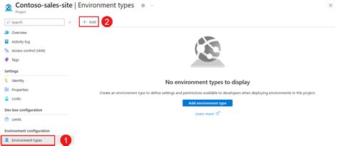 azure deployment environments 설정 azure deployment environments