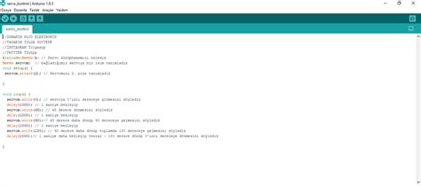 arduino İle servo motor konrolü donanım plus nasıl yapılır