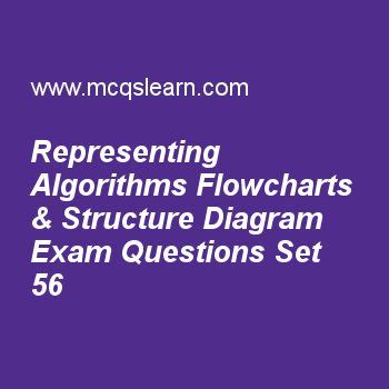 Practice Test On Representing Algorithms Flowcharts Structure Diagram Computer Fundamentals
