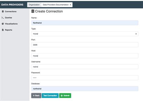 Connections Data Providers