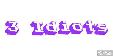 3 Idiots Movie Animated  Logo Designs