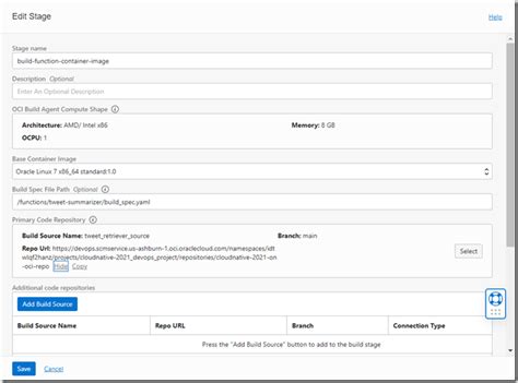 oci devops build pipeline for functions