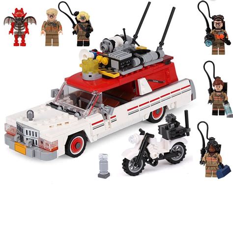 Lepin Ghostbusters Ecto 1 And 2 Set Building Blocks 75828