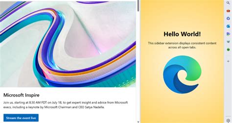 Microsoft Edge Sidebar Is Getting Extension Support Windows Central