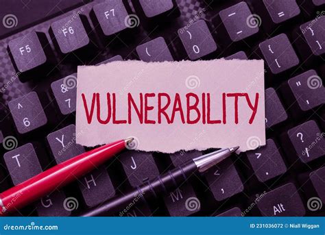 Writing Displaying Text Vulnerability Concept Meaning State Of Being