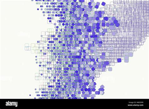 Color Abstract Mixed Pattern Generative Art Background Vector Illustration Graphic Stock Vector