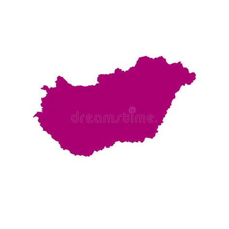 Hungary Map Detailed Vector Illustration Stock Illustrations 1003