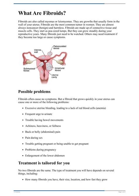 Text What Are Fibroids Healthclips Online