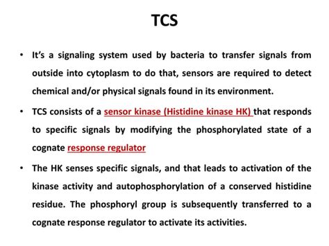 Bacterial Two Component Pptx Chemistry Science