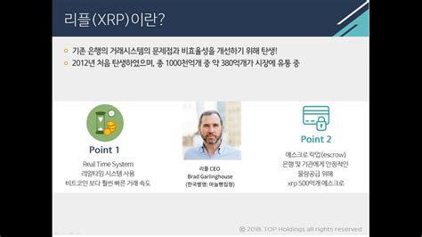 Top 가상화폐 연구소 리플xrp 분석 동영상리플코인 분석 설명 전망 호재 Youtube