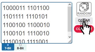 BINARY TO ASCII CONVERTER