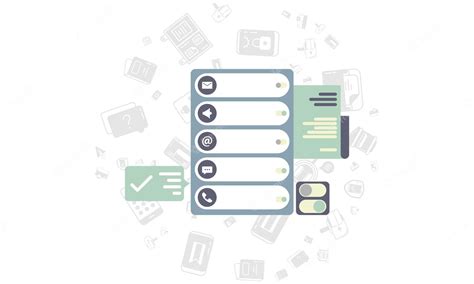 Premium Vector Option Of Receiving Notifications On The Smartphone