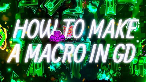 How To Make A Macro Gd Mega Overlay Youtube