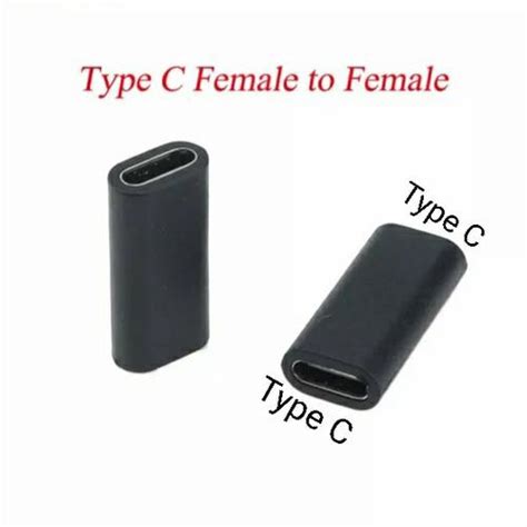 Jual Adapter Converter Konektor Port Type Tipe C Female To Female Kab Banjar Agif Shop