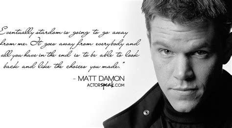 Quotes About Matt Damon 36 Quotes