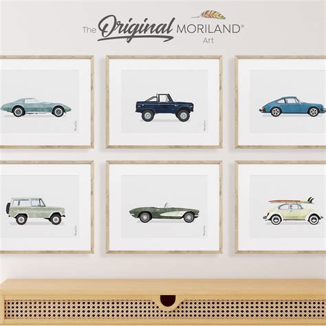 Classic Car Wall Art Etsy