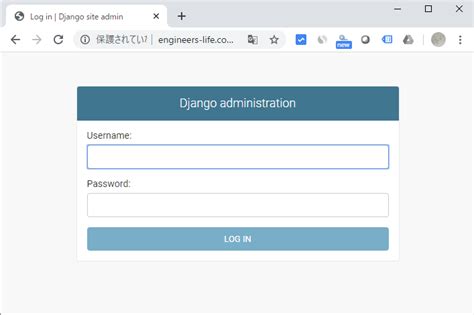 【django】管理画面のログインユーザー設定方法 インフラエンジニアの技術log