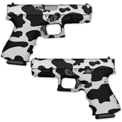 Cow Print Skin For Gun Wraps Pistol — Mightyskins