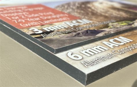 ACM Mm Aluminum Composite Material We Produce Rigid Signage For The Biggest Brands