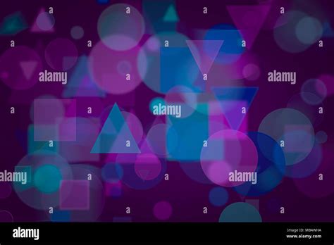 random circle square and rectangle shape digital generative art for web