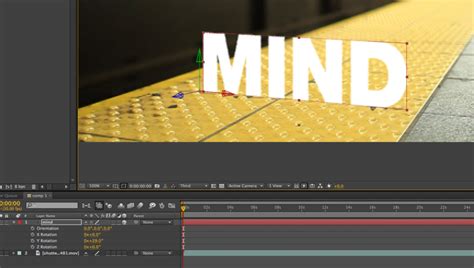 After Effects Tutorial Adding 3d Text Shadows And Shatter Effects