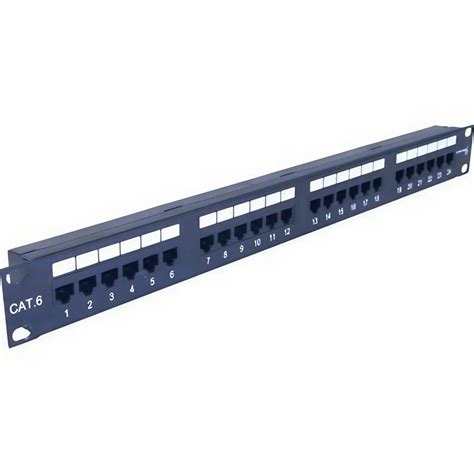 24 Port CAT5e UTP Patch Panel At 1800 Okhla Industrial Estate New Delhi ID 4084969362