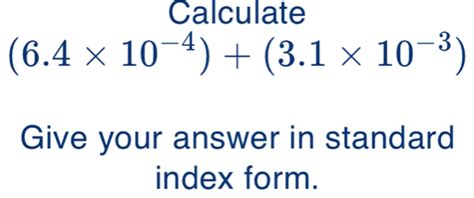 solved calculate 6 4 10 4 3 1 10 3 give your answer in