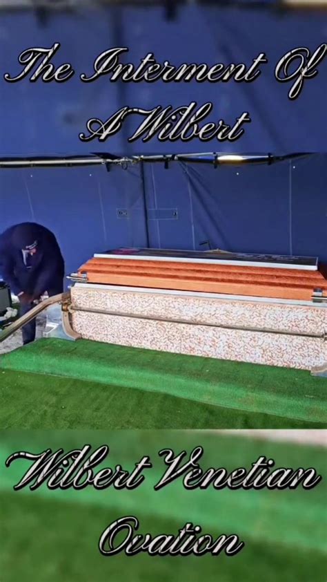 The Wilbert Venetian Ovation Committal Service Interment Process