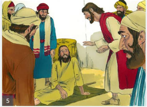 Jesus Heals Paralyzed Man Images