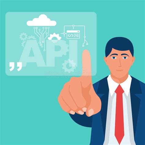 Api Concept Api As A Symbol Of The Finished Code Stock Vector