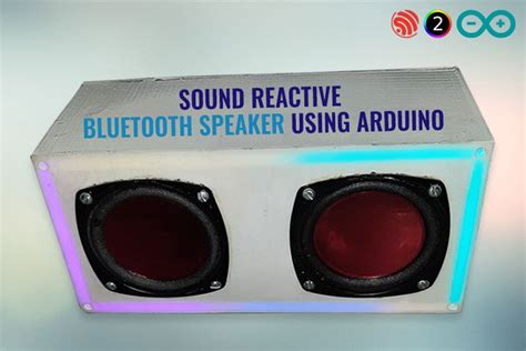 Arduino Bluetooth Speaker With Reactive Neopixel Leds Arduino Bluetooth Speaker Arduino