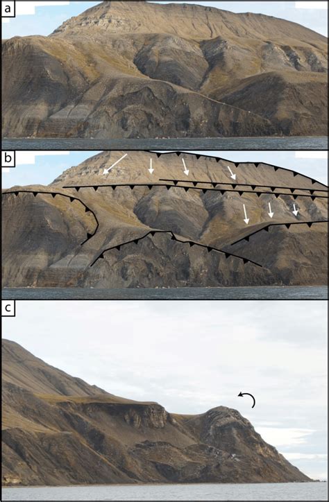 A Deep Seated Gravitational Slope Deformation At Forkastningsfjellet In Download Scientific