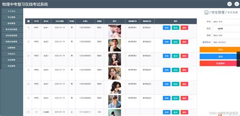 物理中考复习在线考试系统 jsp java springmvc mysql mybatis csdn博客