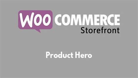 Woocommerce Storefront Product Hero 99plugs