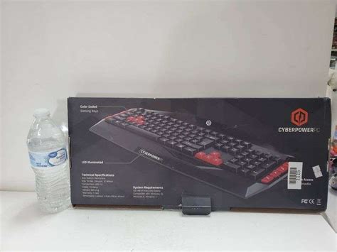 Cyberpowerpc Led Illuminated Gaming Keyboard With Hybrid Key Switches Trice Auctions