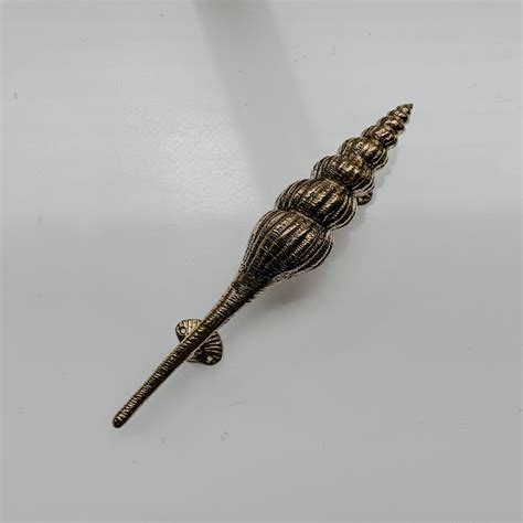 Brass Shell Door Handle Bowhome