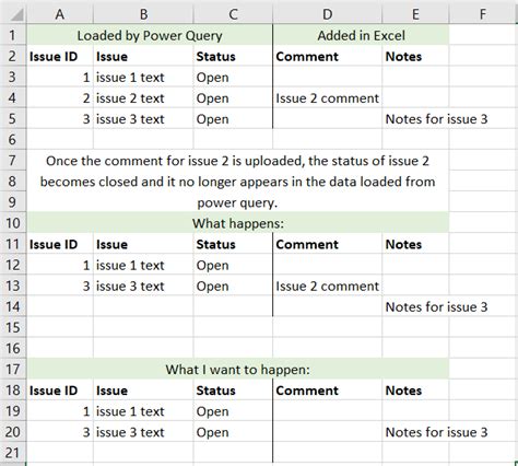 Working Next To Data Loaded To Excel With Power Query Microsoft