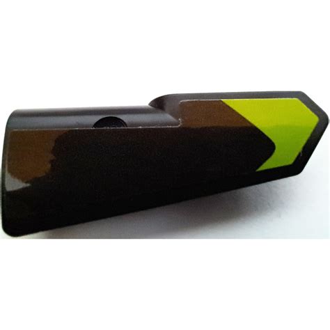 Lego Curved Panel Right With Lime Arrow Sticker Brick Owl Lego Marketplace