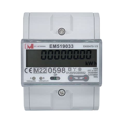 Three Phase Rs485 Modbus Rtu Smart Energy Meter With Bi Directional