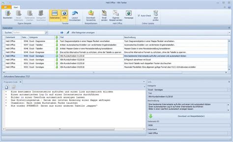 Die Vba Datenbank Zur Optimalen Unterstützung Held Office
