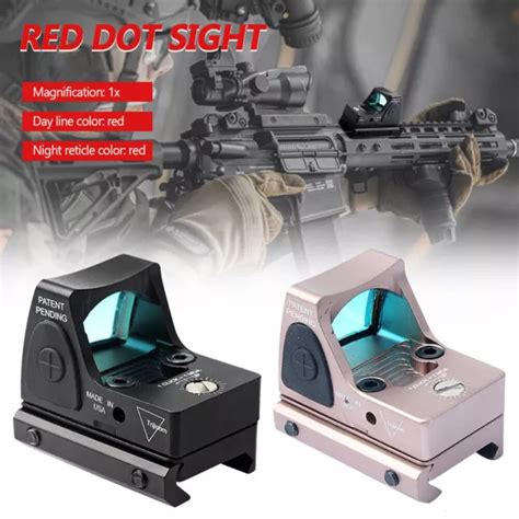 Mini Rmr Red Dot Sight Holographic Reflex Scope Sight Scope Fit 20mm Mini Rmr Red Dot Sight Holographic Reflex Scope Sight Scope Fit 20mm