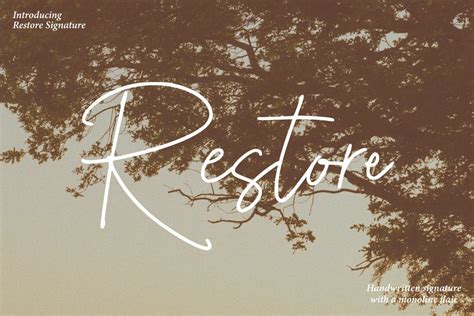 restore font by sophiaspectra medium