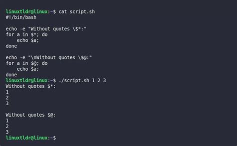 List Of Special Parameters In Bash With Examples