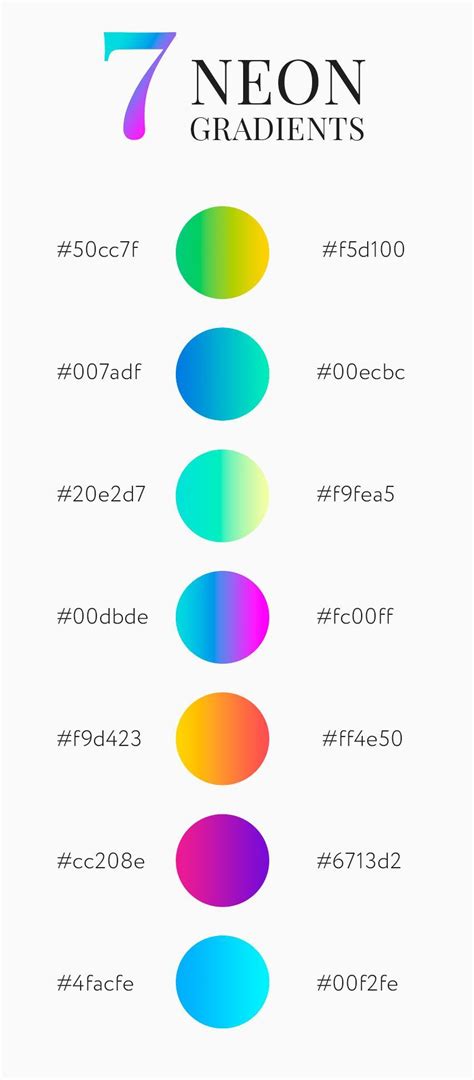 neon light color code
